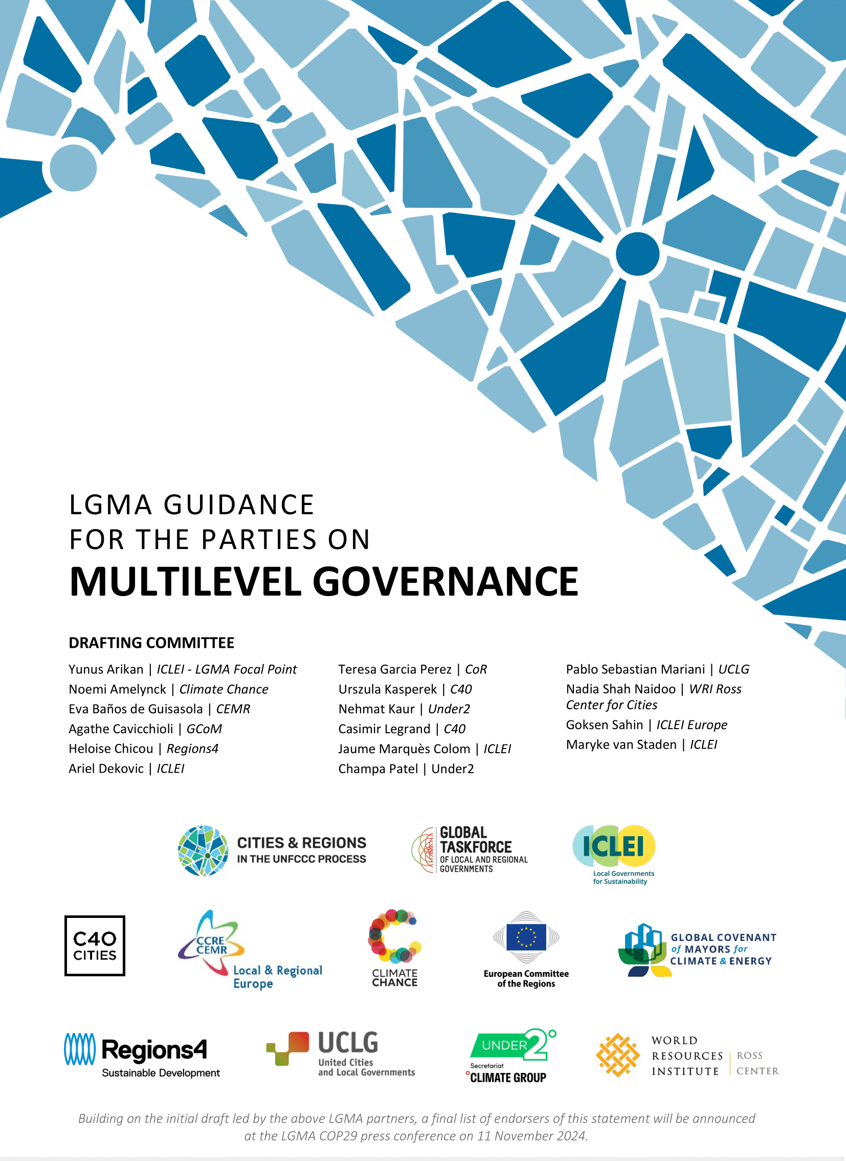 COP29 position – Home to the Local Governments and Municipal ...